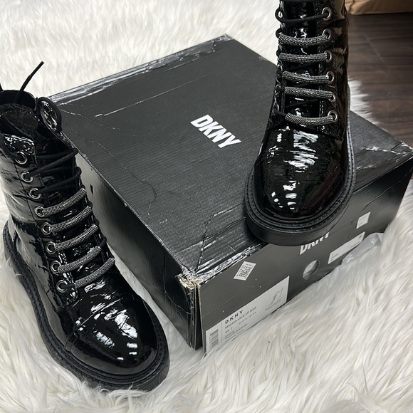 Dkny | Shoes | Dkny Black Malaya Laceup Boots | Poshmark